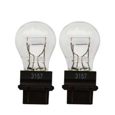 2X 3157 Wedge Halogen Dual Filament 12V 21/5W Stop Tail Bulbs