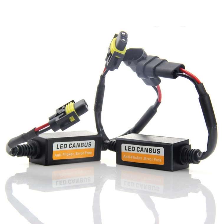 Car Led Light Bulb Canbus Error Free Anti Flicker Decoder H8/H9/H11