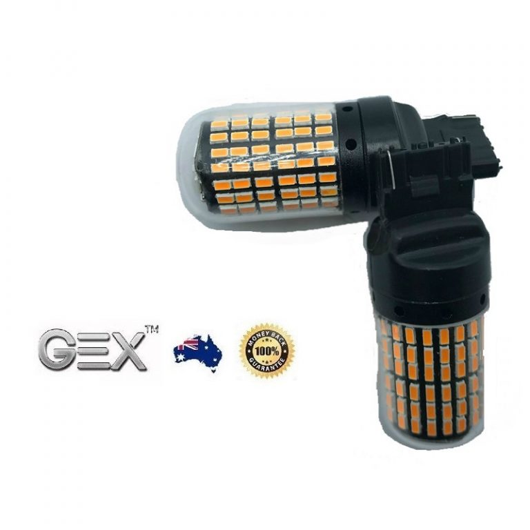 T20 24V Amber 144 LED Ultra Bright Turn Indicator Bulb Globes For Truck Bus