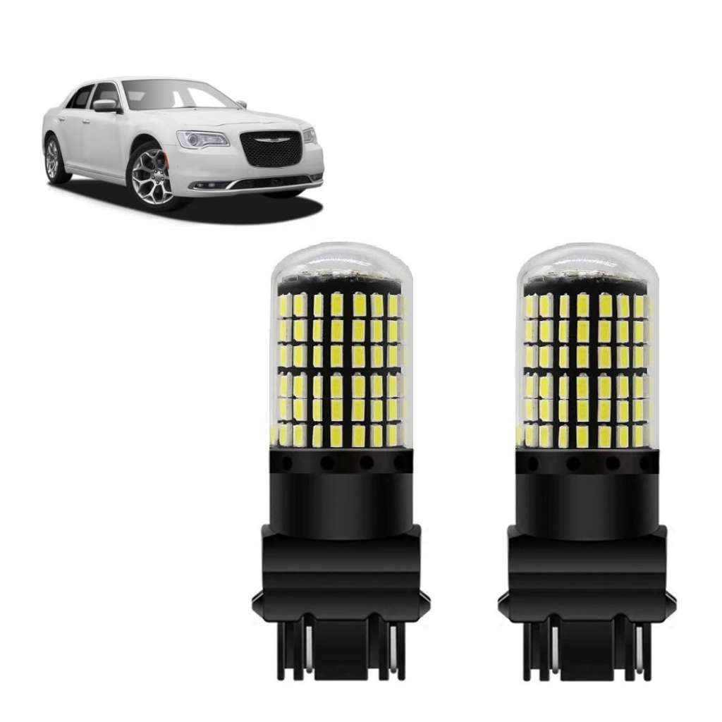 Chrysler 300 05-10 3157 White LED Reverse Light Bulbs