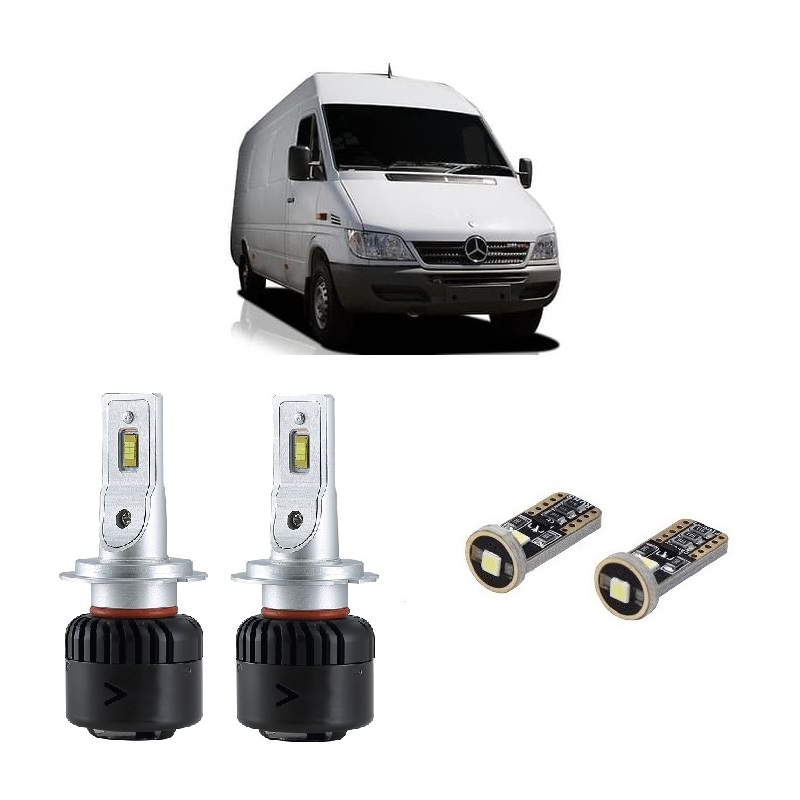 Mercedes Sprinter Cree Low Beam H7 Canbus Led Lights