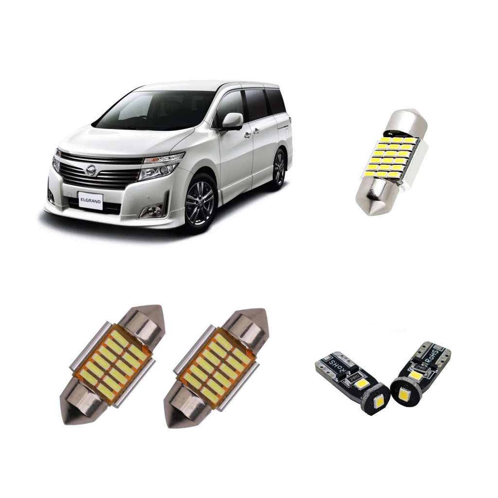 Nissan Elgrand E52 LED Interior Lights Kit 9Pcs