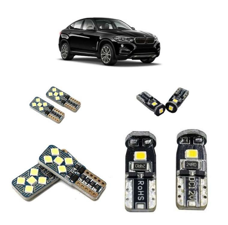 BMW X6 LED Interior Lights Conversion Kit 15Pcs