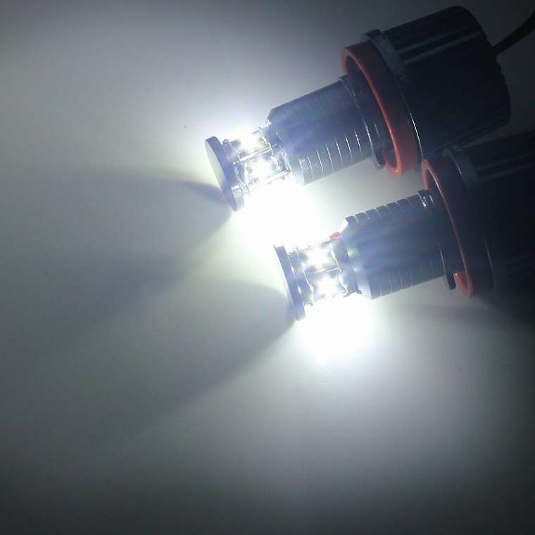 BMW E92 E90 E82 E80 E89 X6 LED Angel Eye 60W 1800LM Light Bulbs