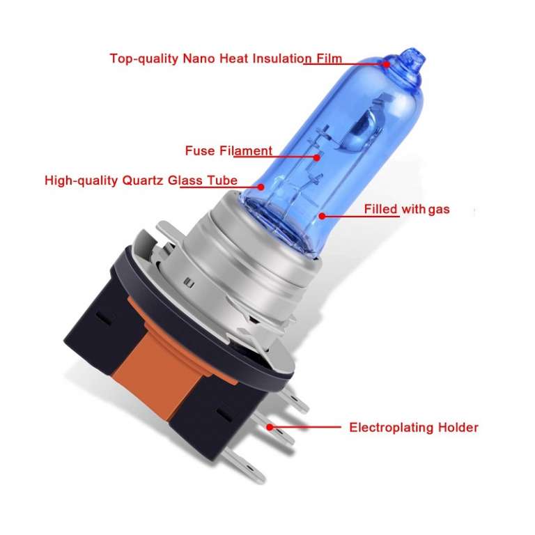 For Volkswagen Amarok Halogen H15 DRL Bright White Light Globe Bulbs