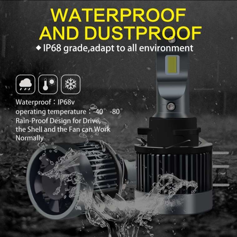 For Volkswagen Golf MK7 H15 High Beam DRL LED Lights Conversion Kit