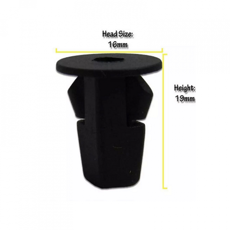 Universal Plastic Trim Retainer Clips X100