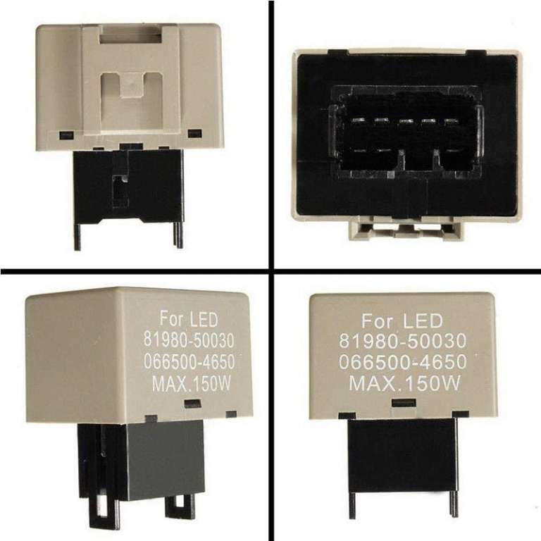 For Toyota Camry 81980-50030 Flasher Assy Relay Fix ( Grey )