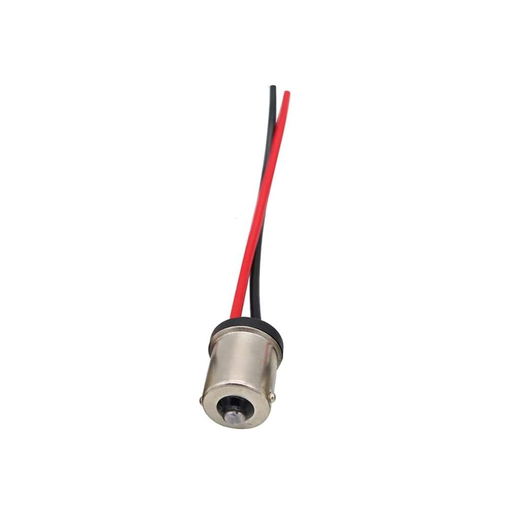 BA15S 1156 Wire Pigtail Male Bulb Socket Harness