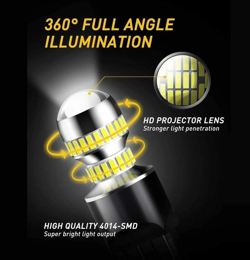 Gex T20 7443 Super Bright LED Canbus White DRL Daytime Running Lights