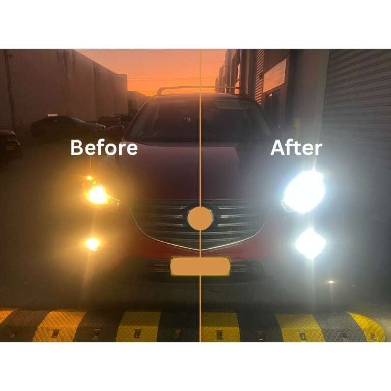 For Mazda CX-5 6500K HB3 9005 High Beam LED Lights Conversion Kit