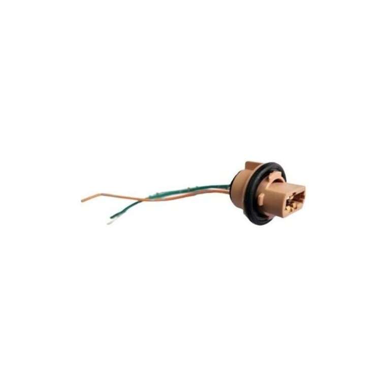 T20 7443 Brown Wire Pigtail Female Globe Bulb Metal Sockets Connector ...