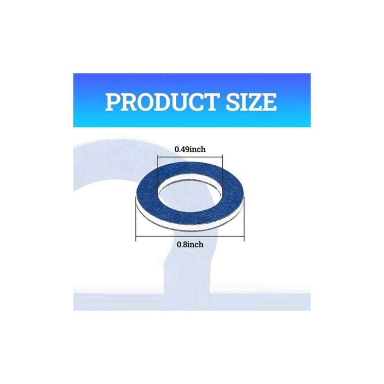 For Toyota 90430-12031 Oil-Drain Sump Gasket Hole Plug Washers X2