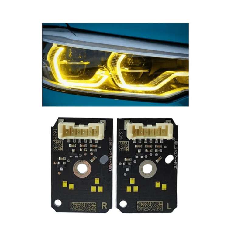 For BMW G30 G38 F90 5 Series/M5 Pre-LCI CSL 2017 - 2020 Yellow Lemon Headlight DRL LED Board
